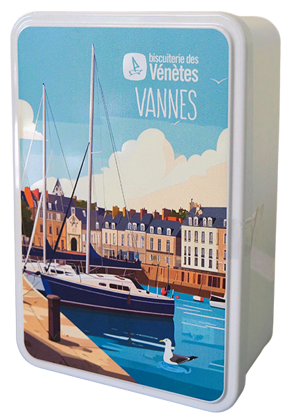 Coffret biscuits 2 saveurs Port de Vannes - Biscuiterie des Vénètes